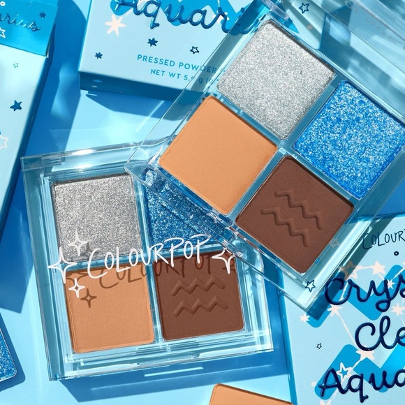 Colourpop | Makeup | Colourpop Crystal Clear Aquarius Pressed Powder ...